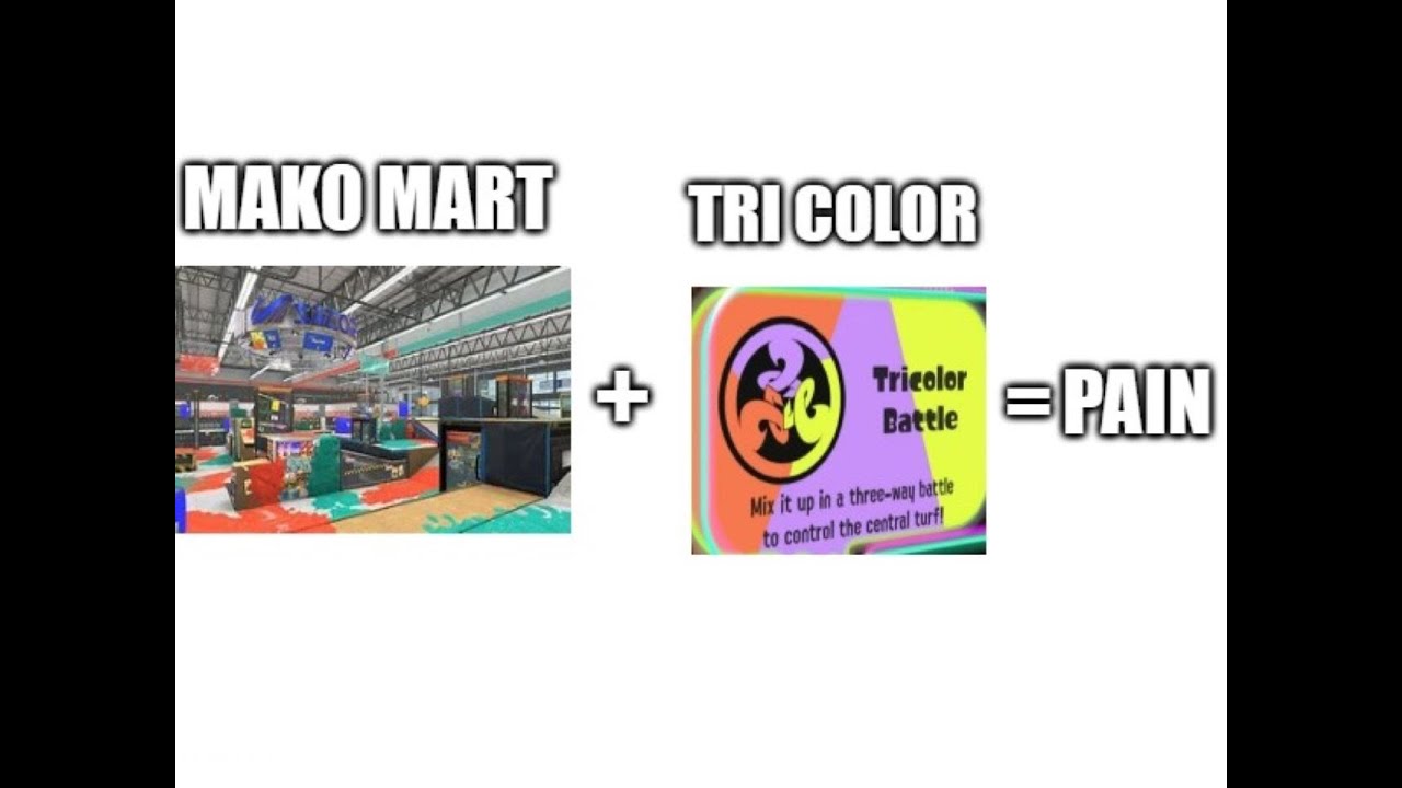 Tri Color + Mako Mart = Pain / Splatoon 3 Mako Mart Tricolor Gameplay ...