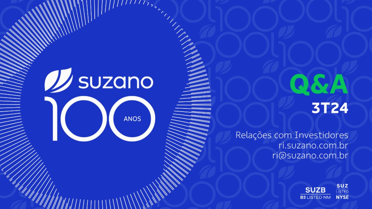 SUZANO NO 3T24: Lucro ou Prejuízo? Análise Completa! - YouTube