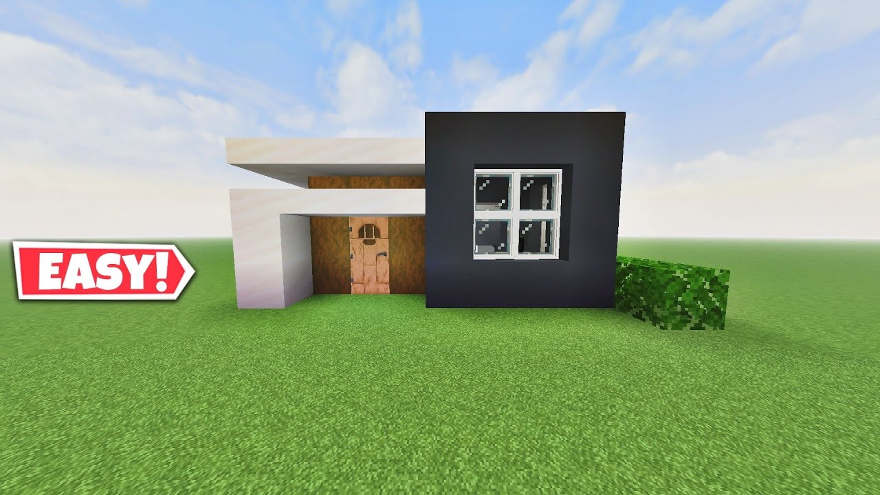 Minecraft build ⚒️- cara membuat rumah modern minimalis di Minecraft ...
