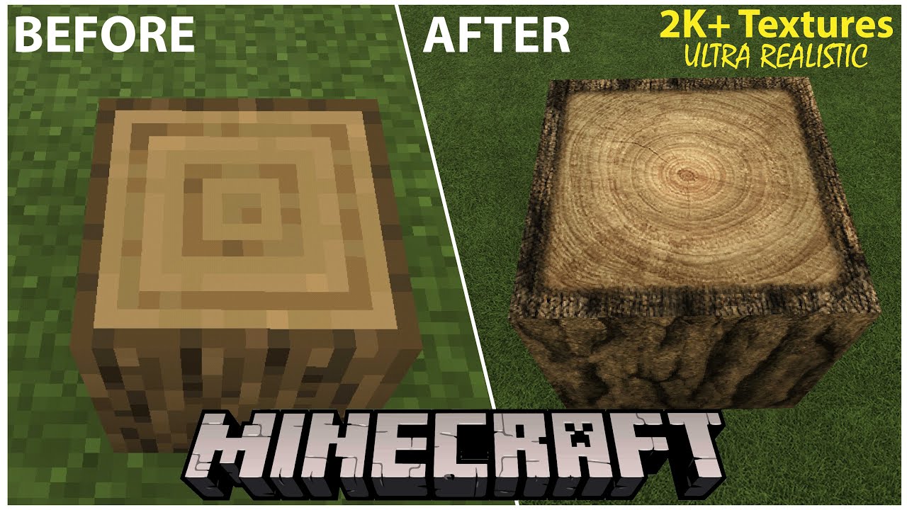 Minecraft Ultra Realistic Graphics For Android / IOS ( No Lag ) | Best ...