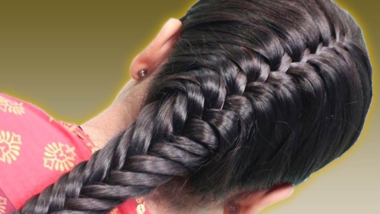 juda braid hairstyle for girls || hair style girls || side braid juda ...