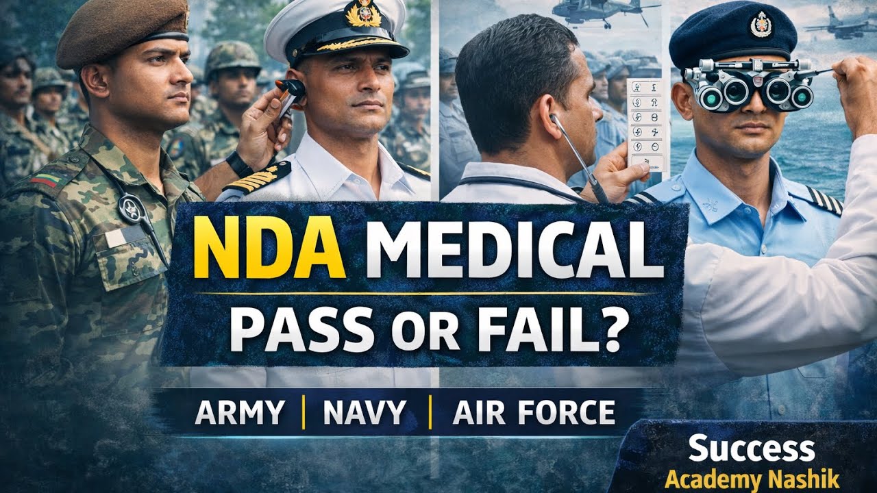 NDA Medical Standards Explained | Army Navy Air Force | NDA 2026 ...