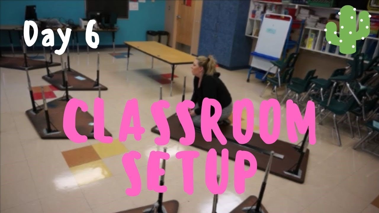 CLASSROOM SETUP DAY 6 | FIRST YEAR TEACHER - YouTube