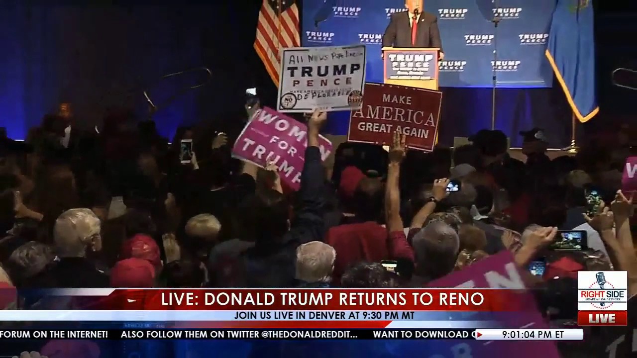 JUST IN! Donald Trump Rushed Off Stage by Secret Service in Reno, NV ...