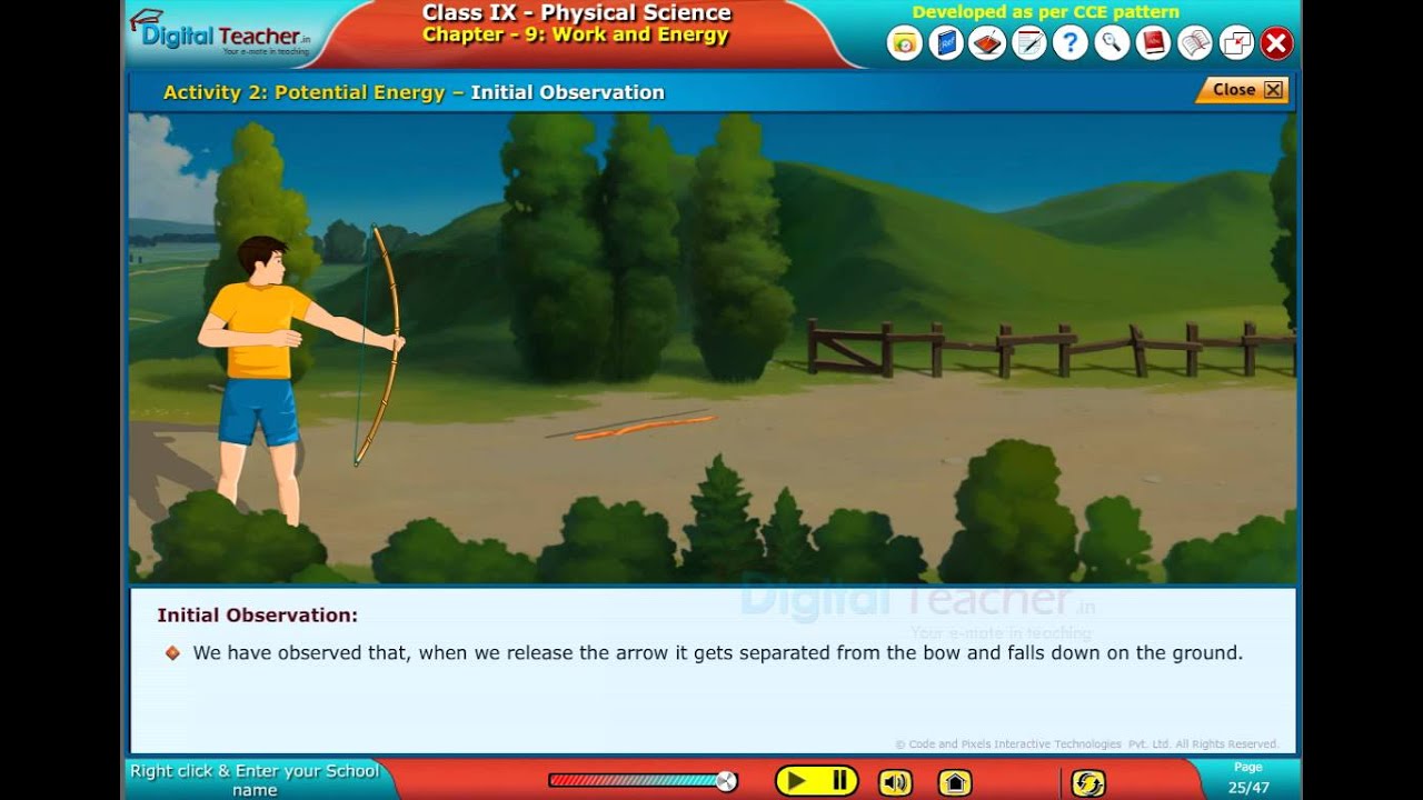 Potential Energy Class 9 Physics Digital Teacher YouTube potential-energy-class-9-physics-digital-teacher-youtube