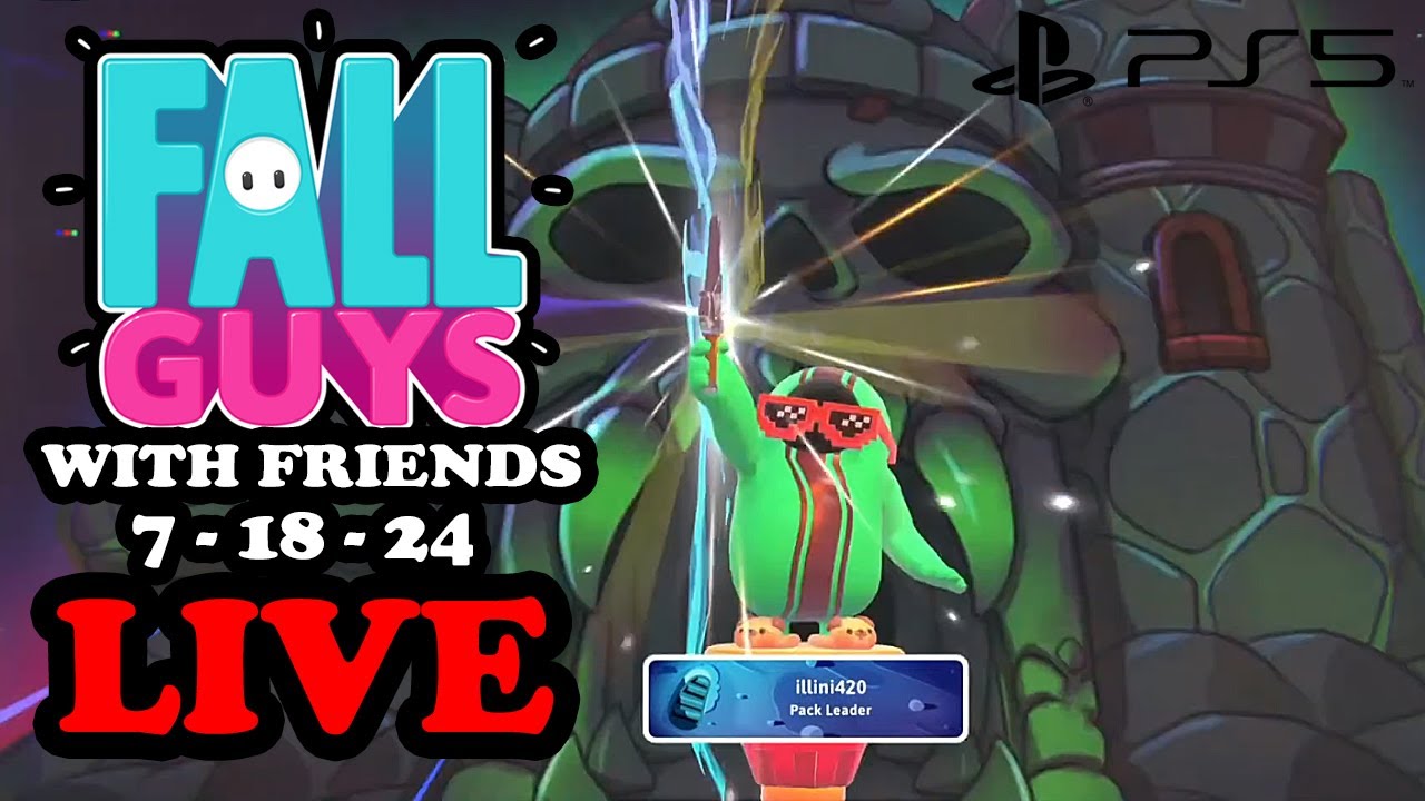 Some Fall Guys with Friends! - Fall Guys Live PS5 - YouTube