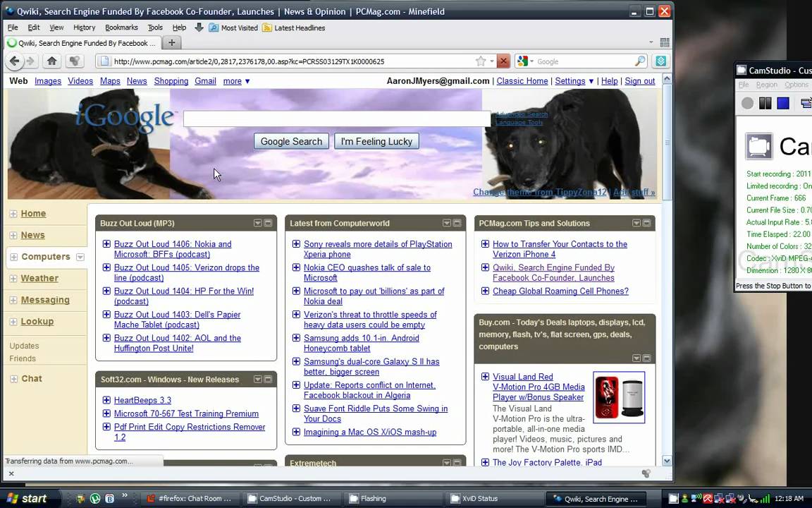 20110214_Firefox Minefield (current as of test) .avi - YouTube