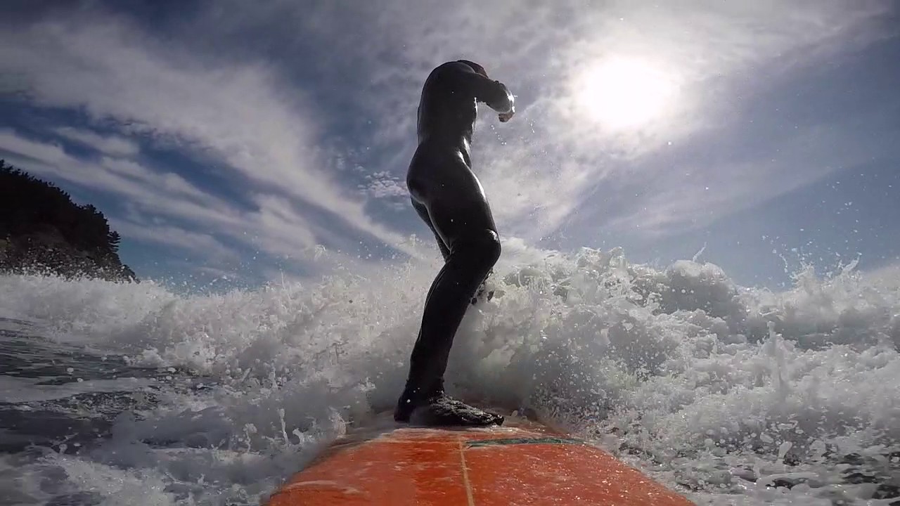 drop surf slow goprohero4 - YouTube