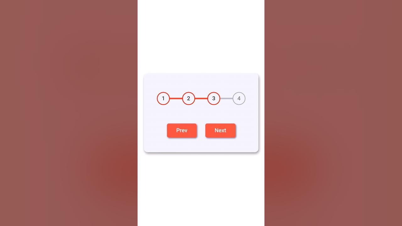 multi step progress bar in javascript #shorts #viral #jsproject - YouTube