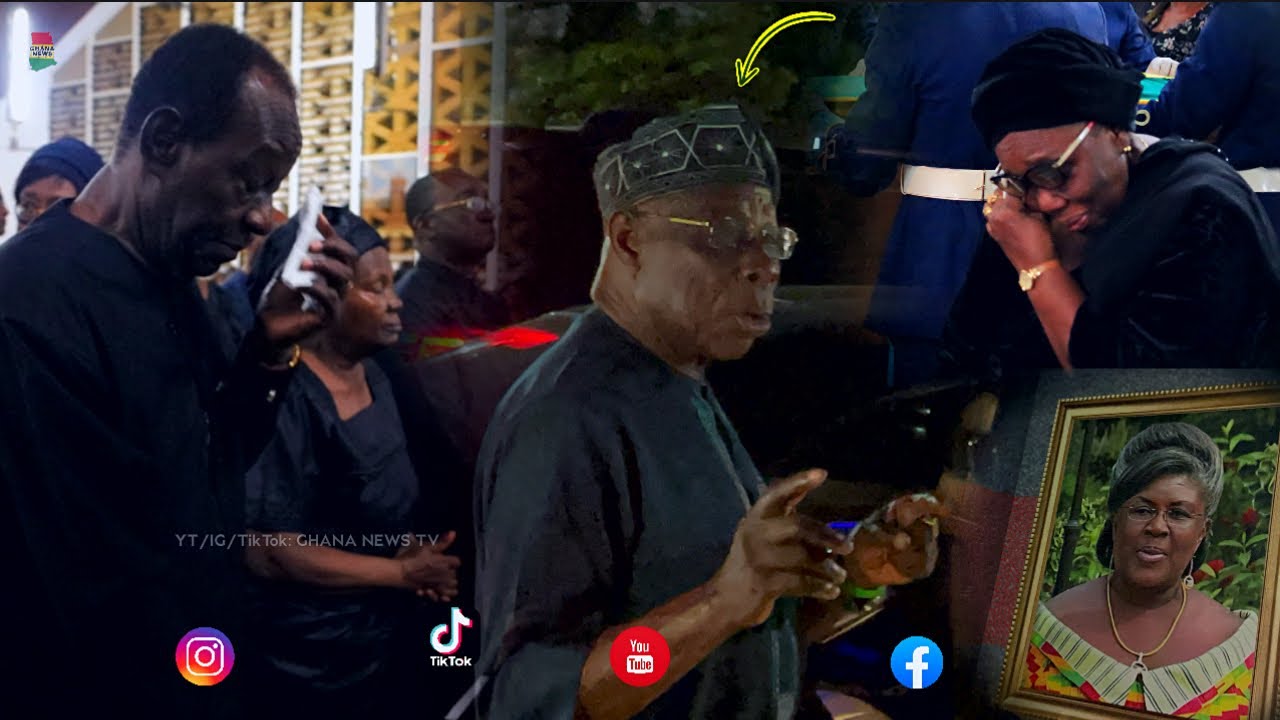 VERY SAD: Dr. Addo Kuffour breaks down as b4 Mrs Kuffour’s body ...