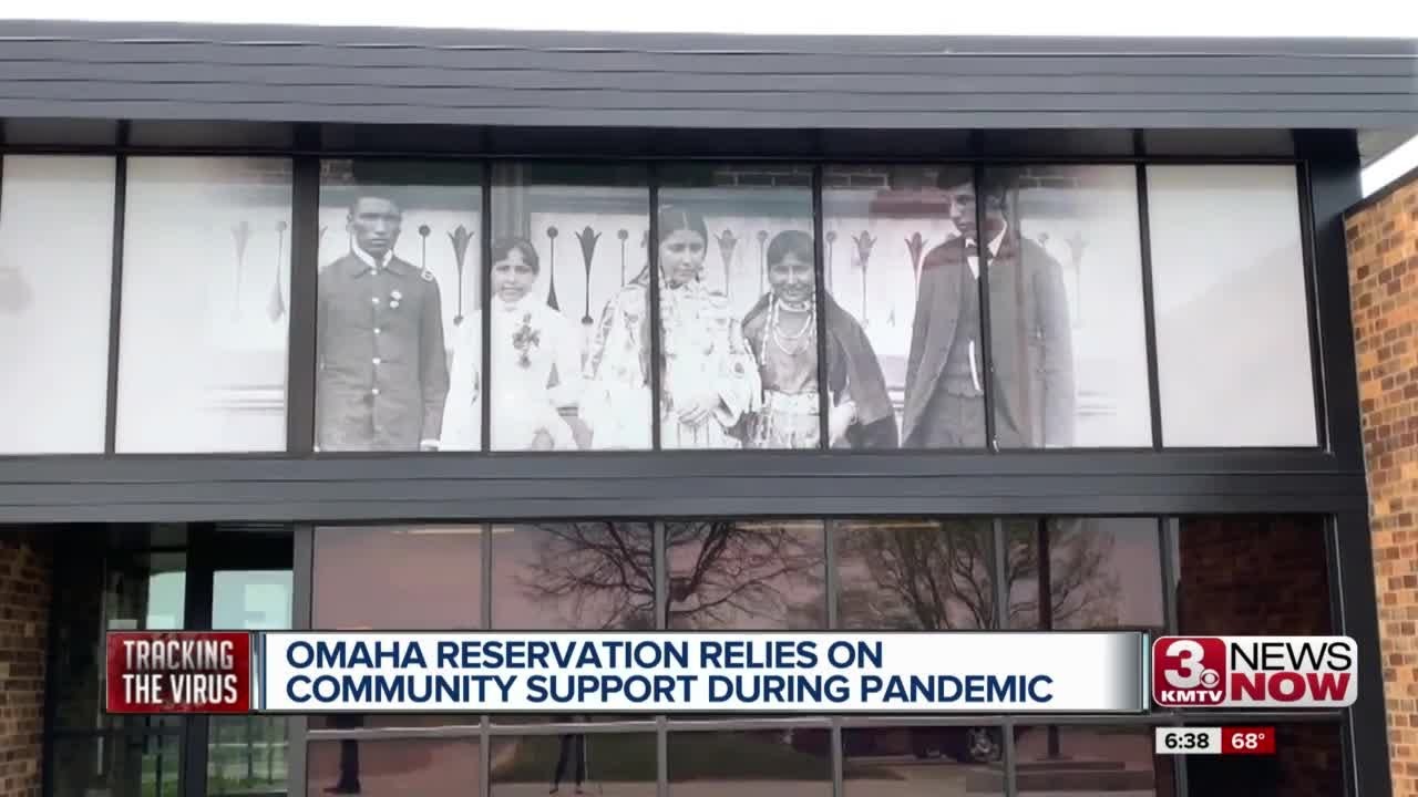 Omaha reservation relies on community support during pandemic - YouTube