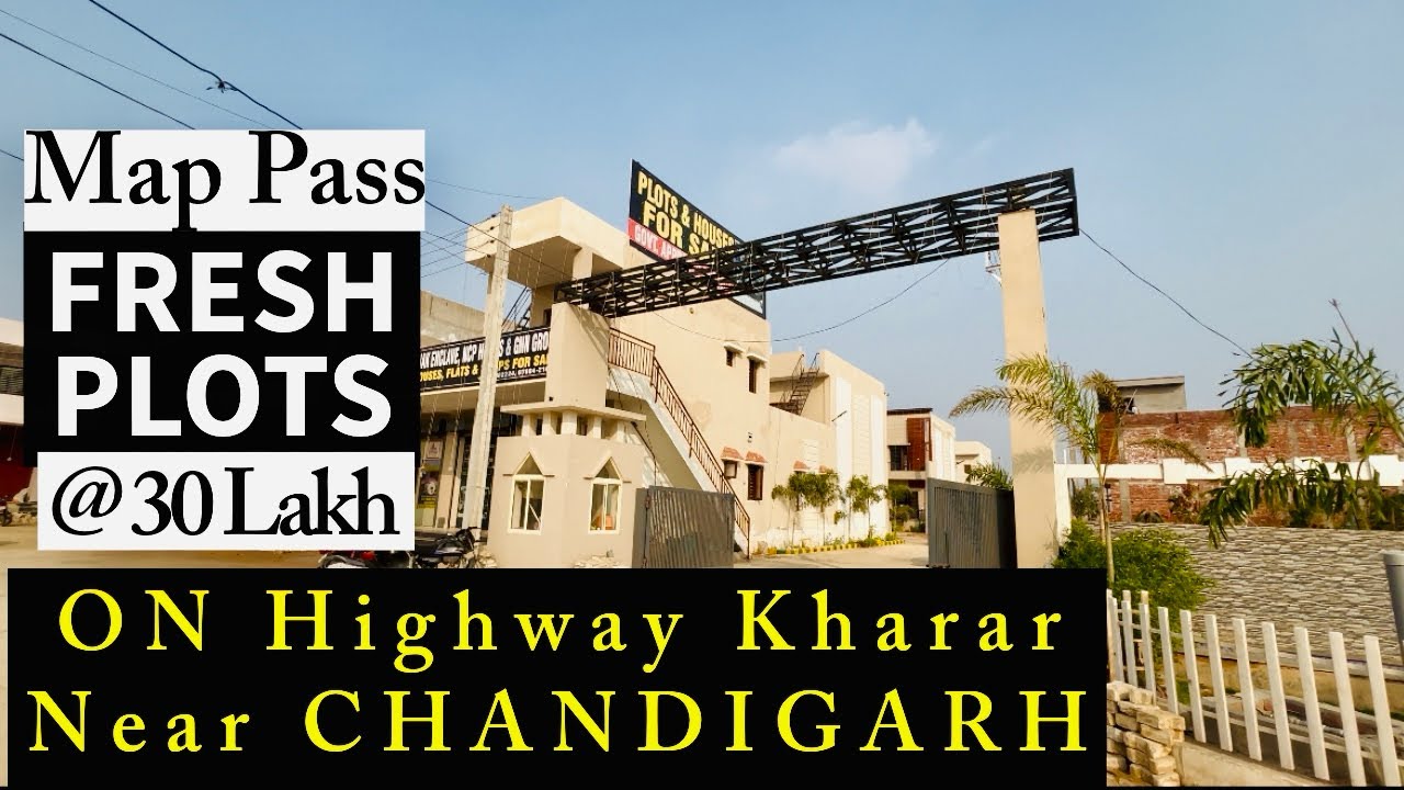 Map Pass Plots in Kharar in Gated Society | price 30 lakh onwards | 80 ...