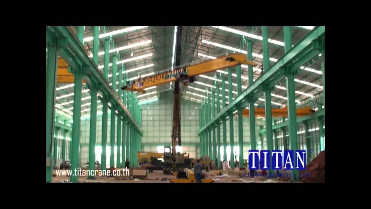Overhead Cranes Installation VDO.1 - YouTube