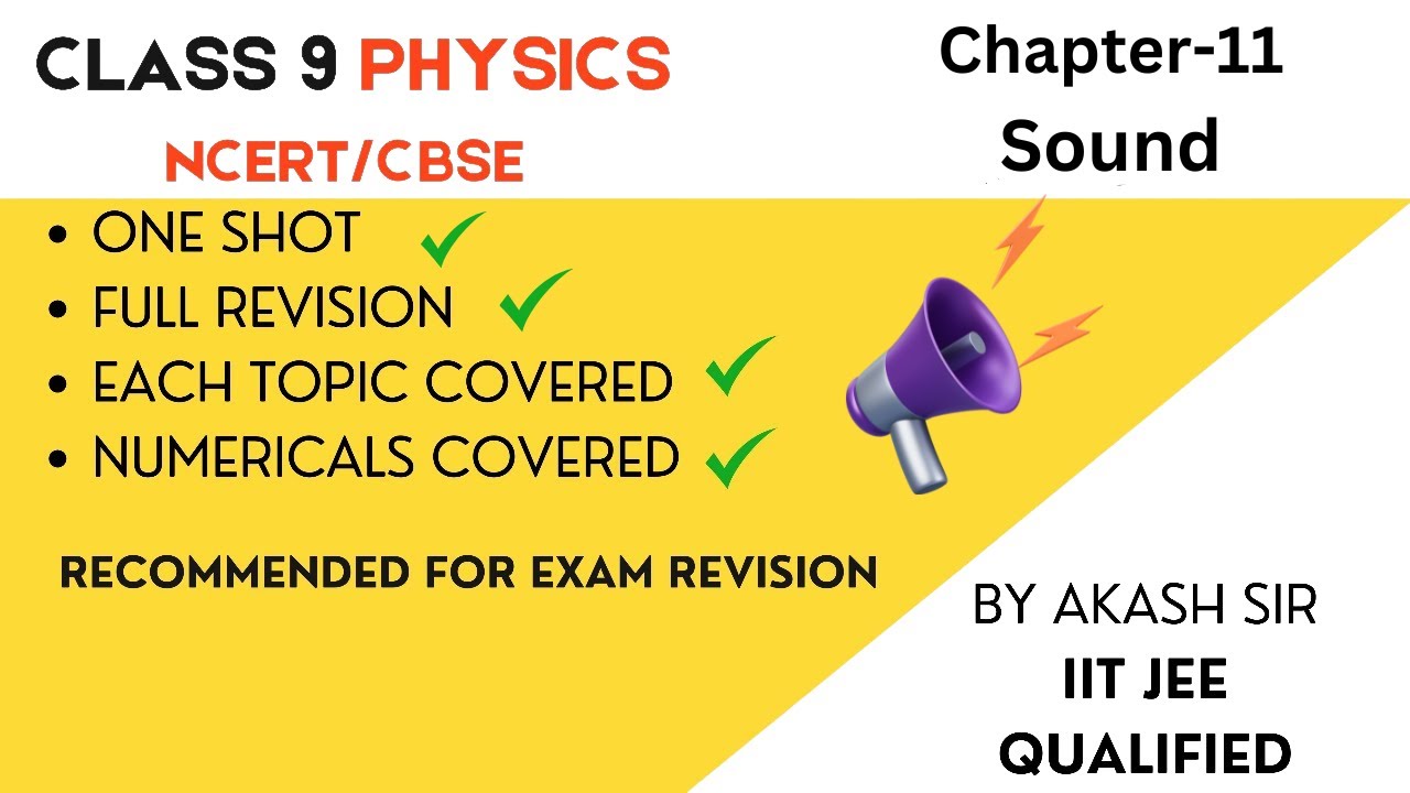 Sound Class 9 || Concept Pathshala || #class9 #physics #sound #icse ...