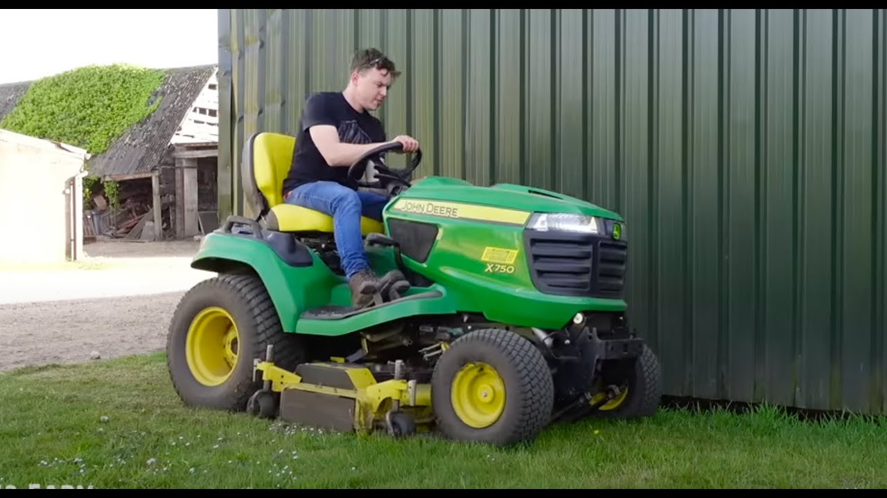 NEW BLADES FOR THE MINI JOHN DEERE X750 MOWER! PLUS GRASS PASTURE ...