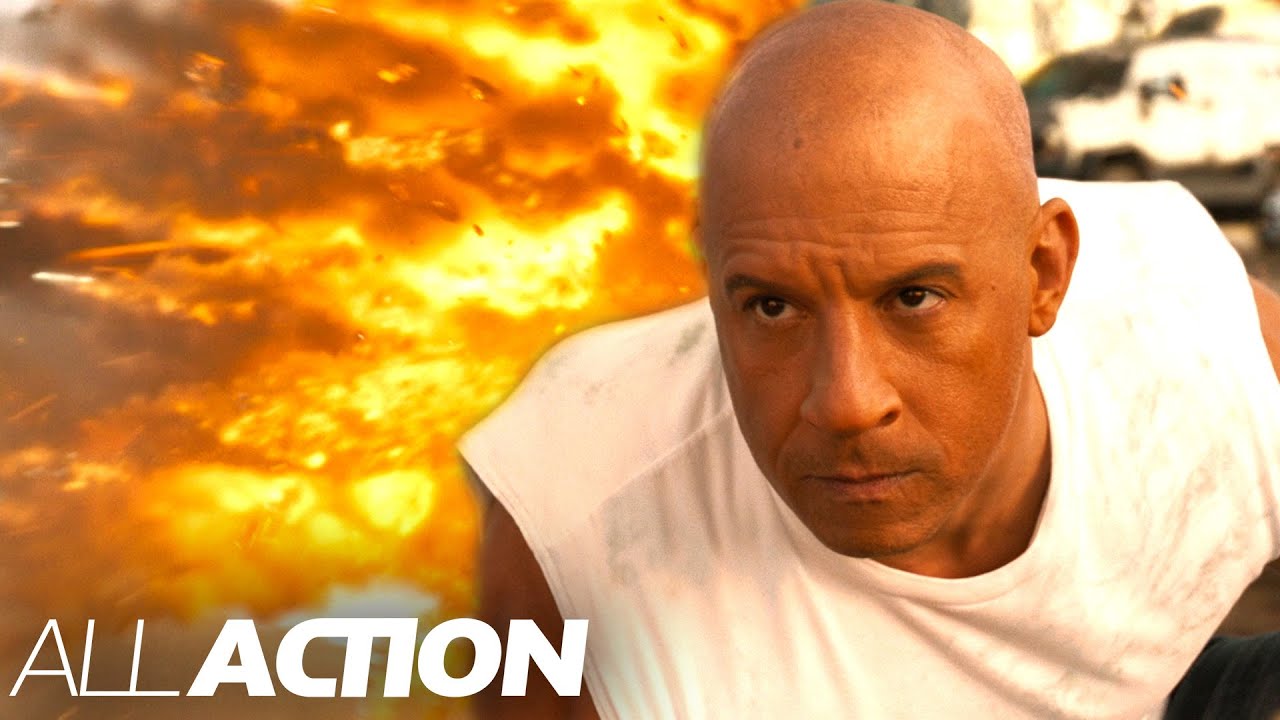 Dom Toretto Takes Down a Fighter Jet with a Truck | F9 | All Action ...