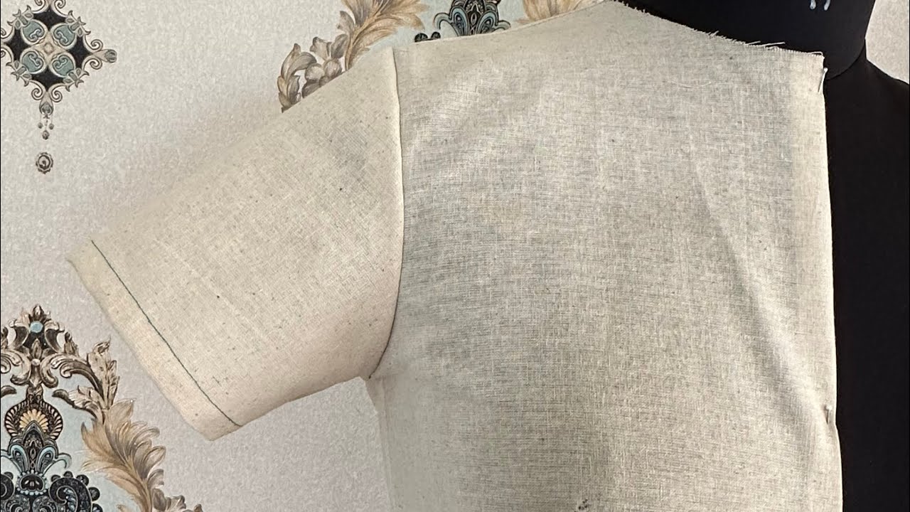 How to Stitch basic Sleeve.. - YouTube