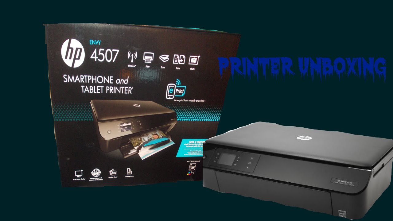 Unboxing| HP ENVY 4507 printer - YouTube