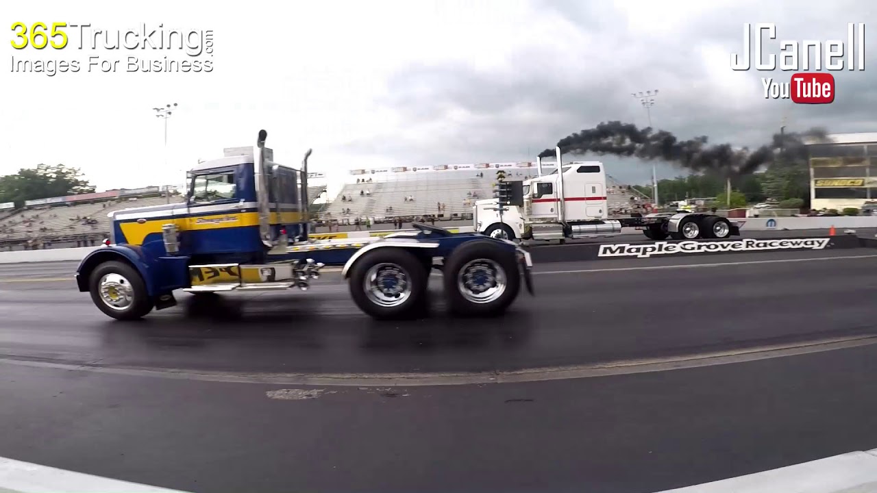 365Trucking: Big Diesel trucks rolling coal and drag racing (Rocket Car ...