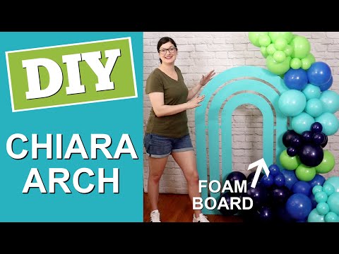 DIY Chiara Arch from Foam Board