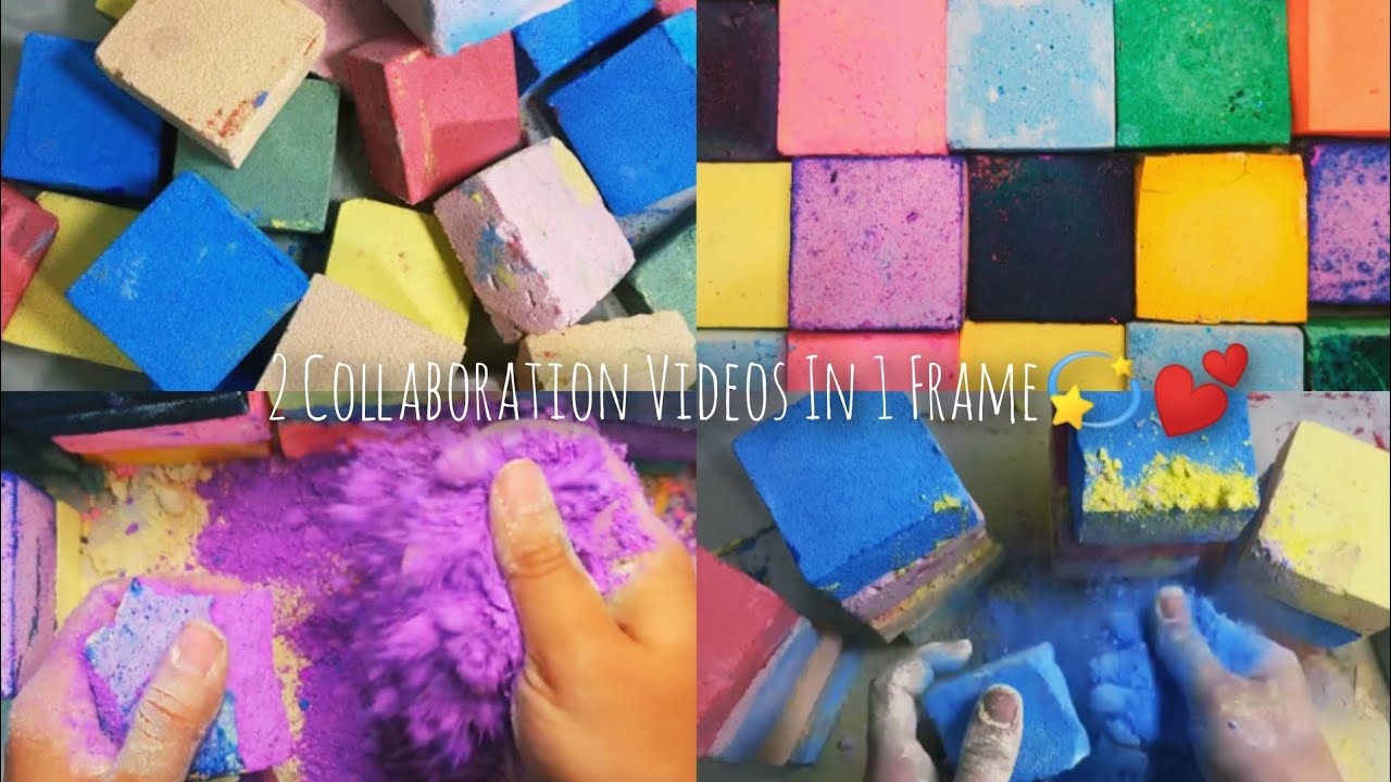 40+ Multi Colors Blocks 💕😍|Oddly Satisfying Asmr @ASMRgymchalkIndonesia ...