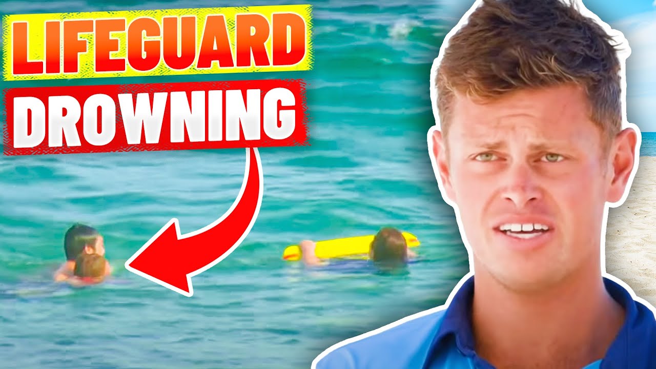 A Professional Lifeguard Is Pulled Under During A Rescue - YouTube