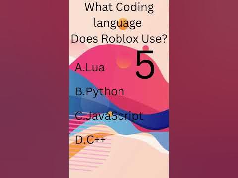 What language does roblox studio use? #scripting #code #coding #coder # ...