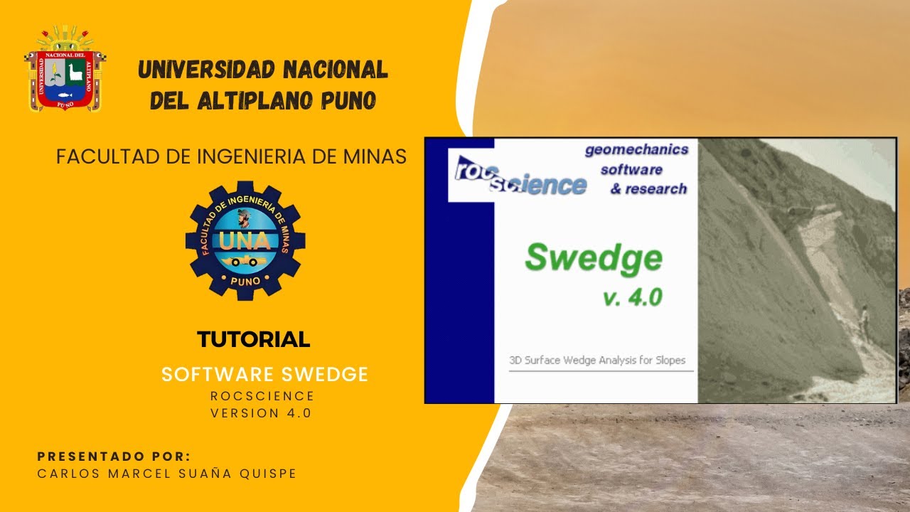 TUTORIAL SOFTWARE SWEDGE / Como utlizar el programa para estabilidad de ...