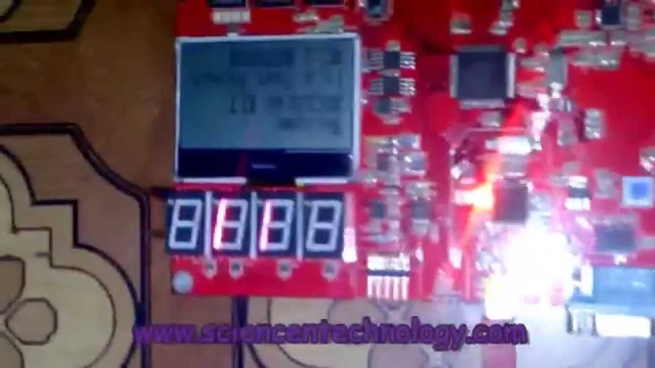 Nuvoton LB NUC140 Seven Segment - YouTube