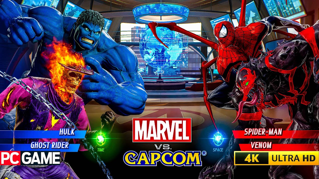 HULK & Ghost Rider vs Spider-Man & VENOM : Marvel VS Capcom Infinite ...