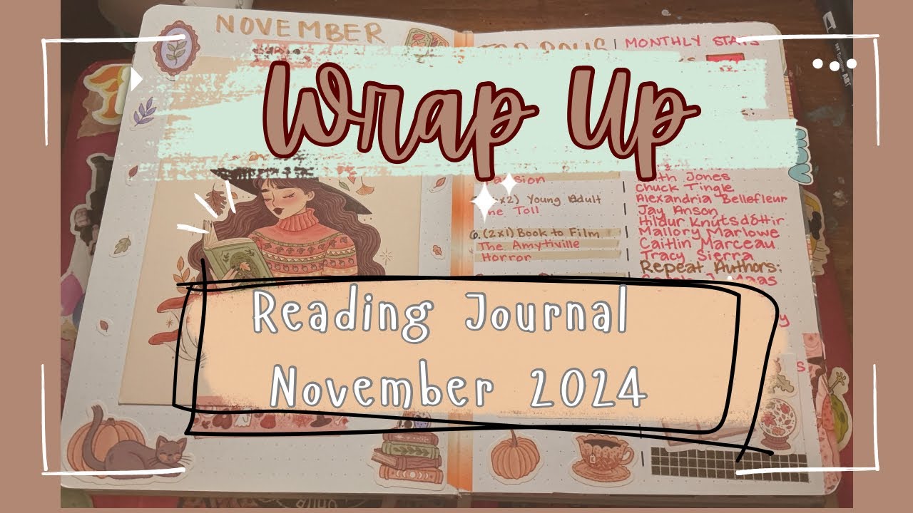 November Reading Journal Wrap Up - YouTube