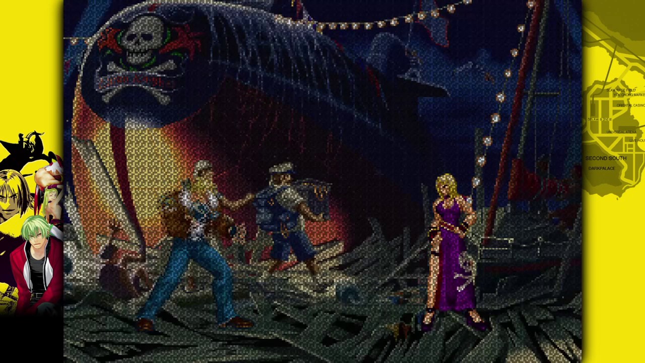 GAROU: MARK OF THE WOLVES Terry vs B.Jenet (arcade) - YouTube