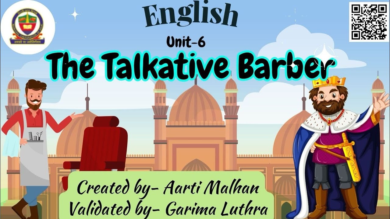 English, Class 5, The talkative barber, Unit 6 - YouTube