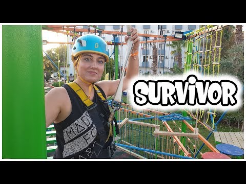 Survivor Parkurunda Yarıştım! Çok Korktum!! Vak Vak TV VLOG