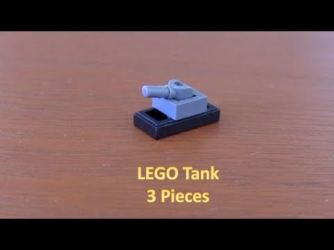 How To Build A Mini LEGO Tank 3 Pieces - YouTube