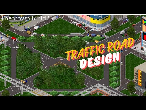 Traffic Road Design | Theotown | theotown city design #theotown # ...