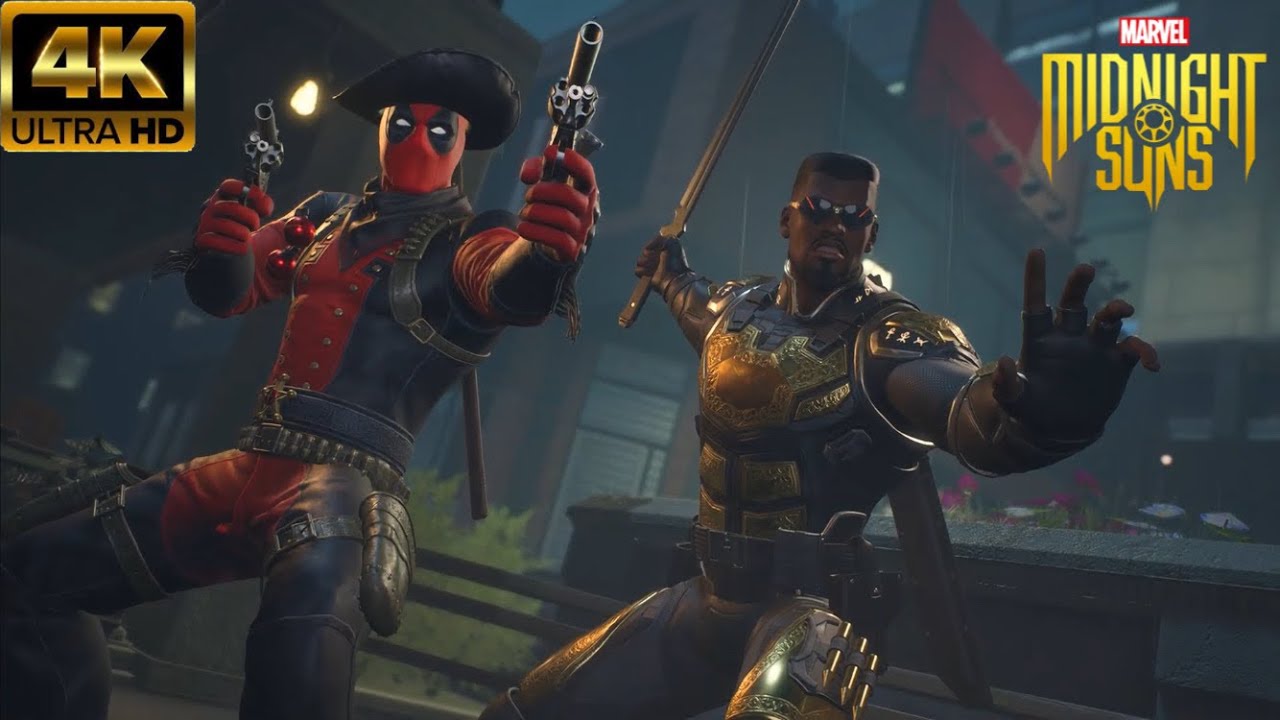 Deadpool and Blade vs Vampires - Marvels Midnight Suns - YouTube