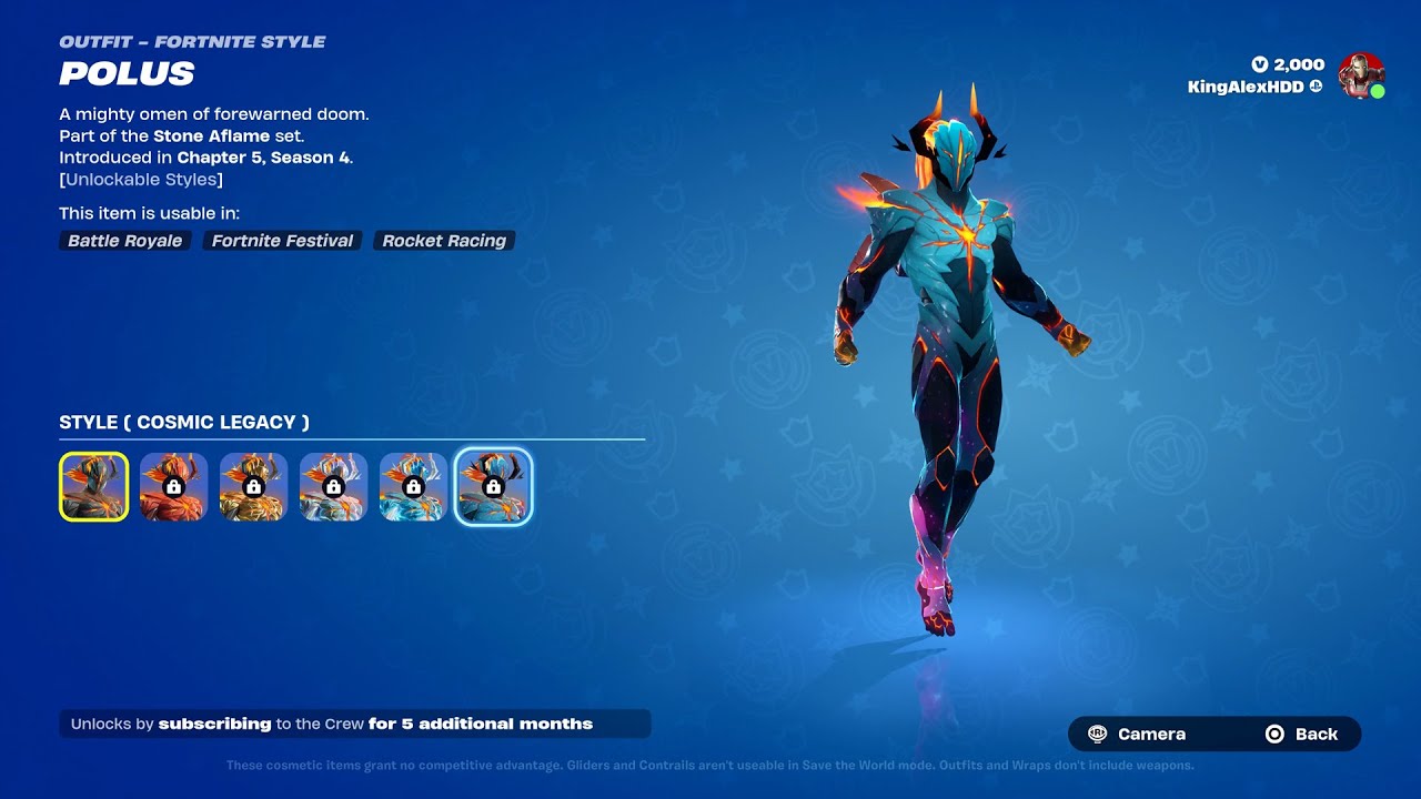 How To Get Galaxy Polus Legacy Styles Pack FREE In Fortnite! (Unlocked ...