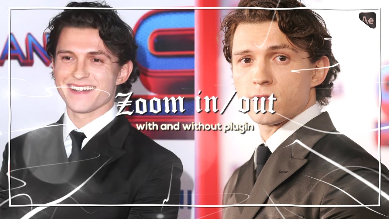 zoom in / out (con plugin y sin plugin) | After Effects tutorial - YouTube