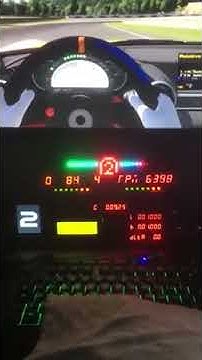 Simhub Arduino dash iracing - YouTube