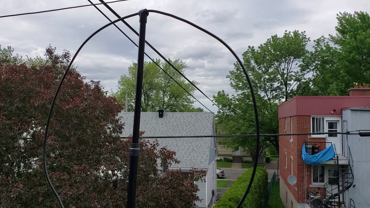 Received my W6LVP Amplified Magnetic loop antenna today first ...