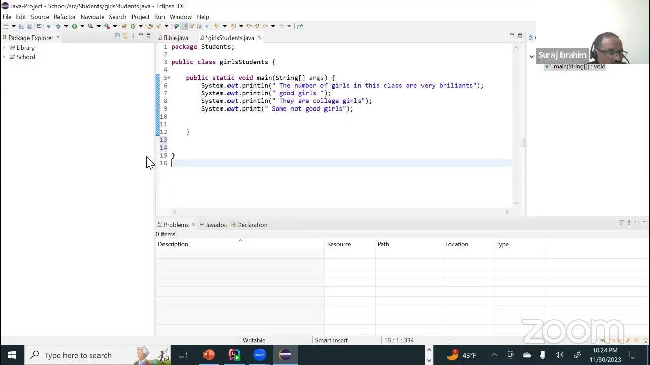JAVA TUTORIAL FOR BEGGINERS Tut1 - YouTube