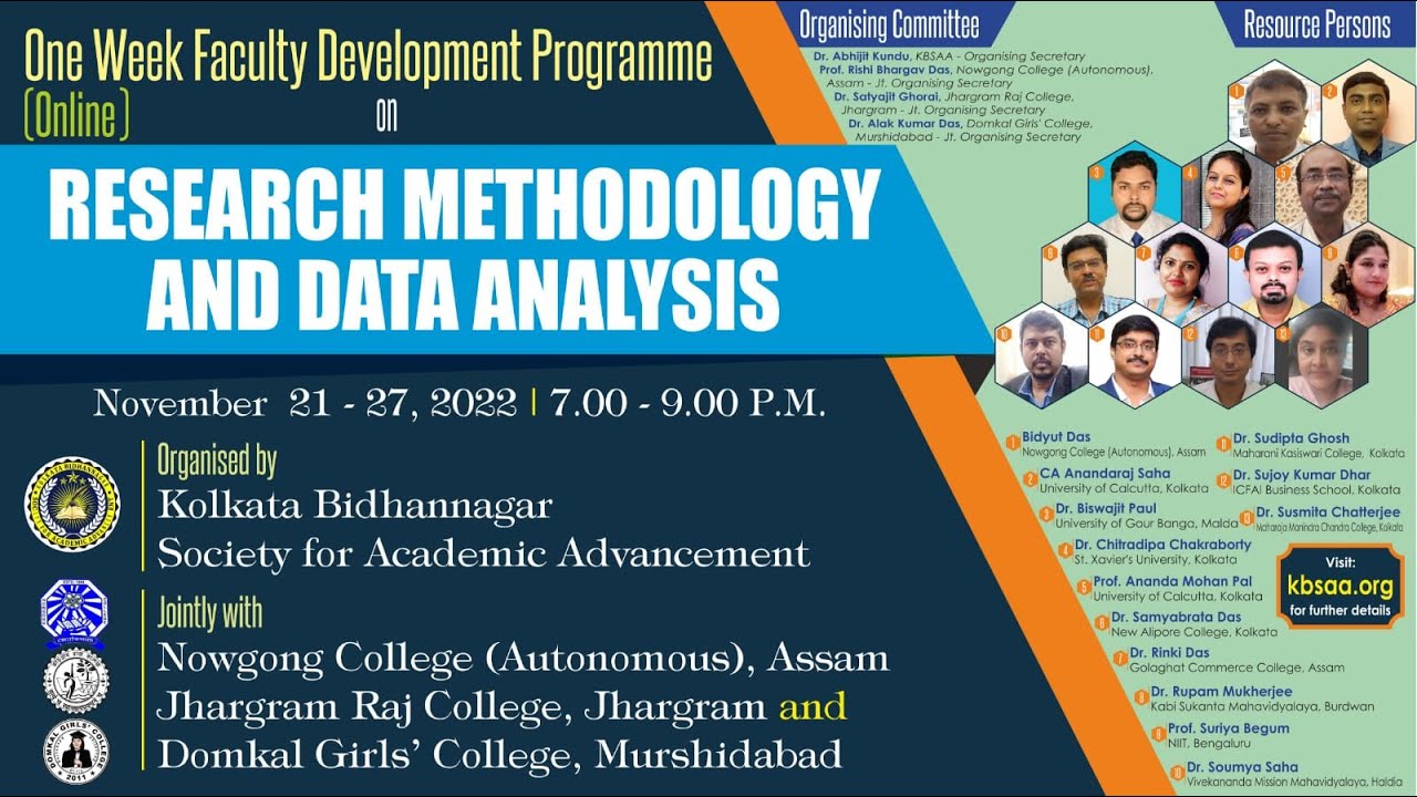 One Week FDP (online) on Research Methodology and Data Analysis Day 2 ...