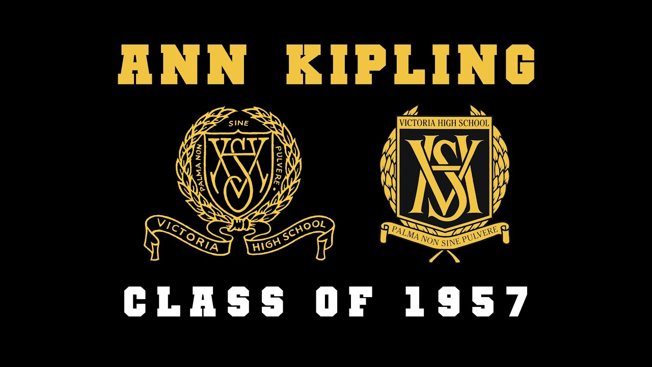 Ann Kipling named "Great Vic High Grad" - YouTube
