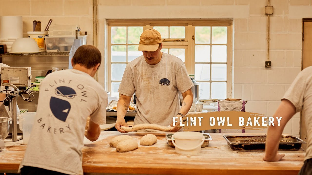 Flint Owl Bakery - Traditional sourdough bread - YouTube