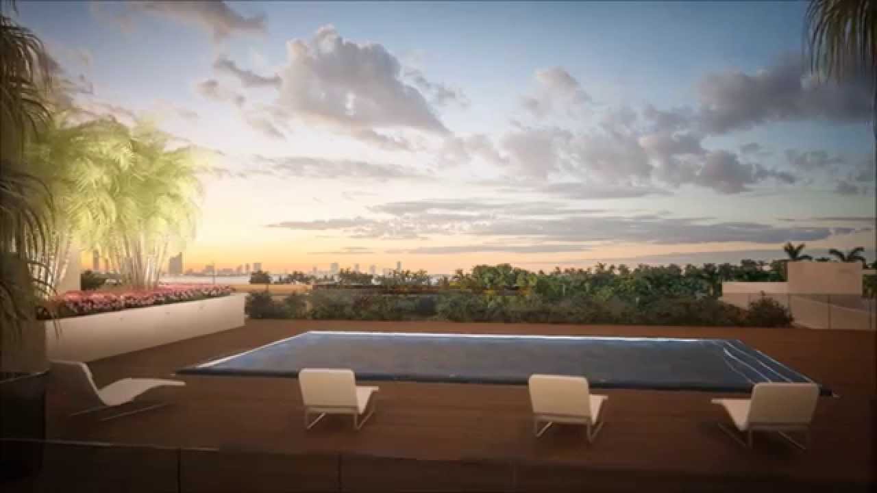 Palau Sunset Harbour Miami new construction - YouTube