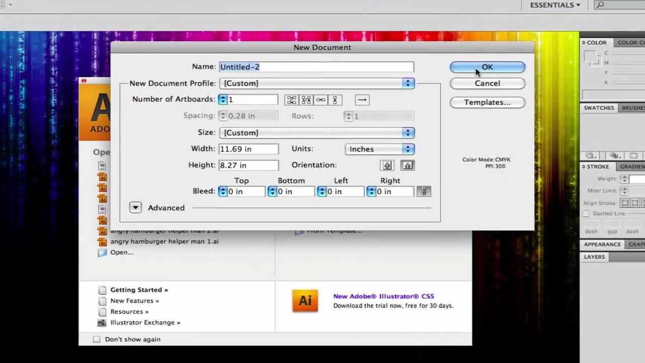 Adobe illustrator: How to make a logo with a window effect .mov - YouTube