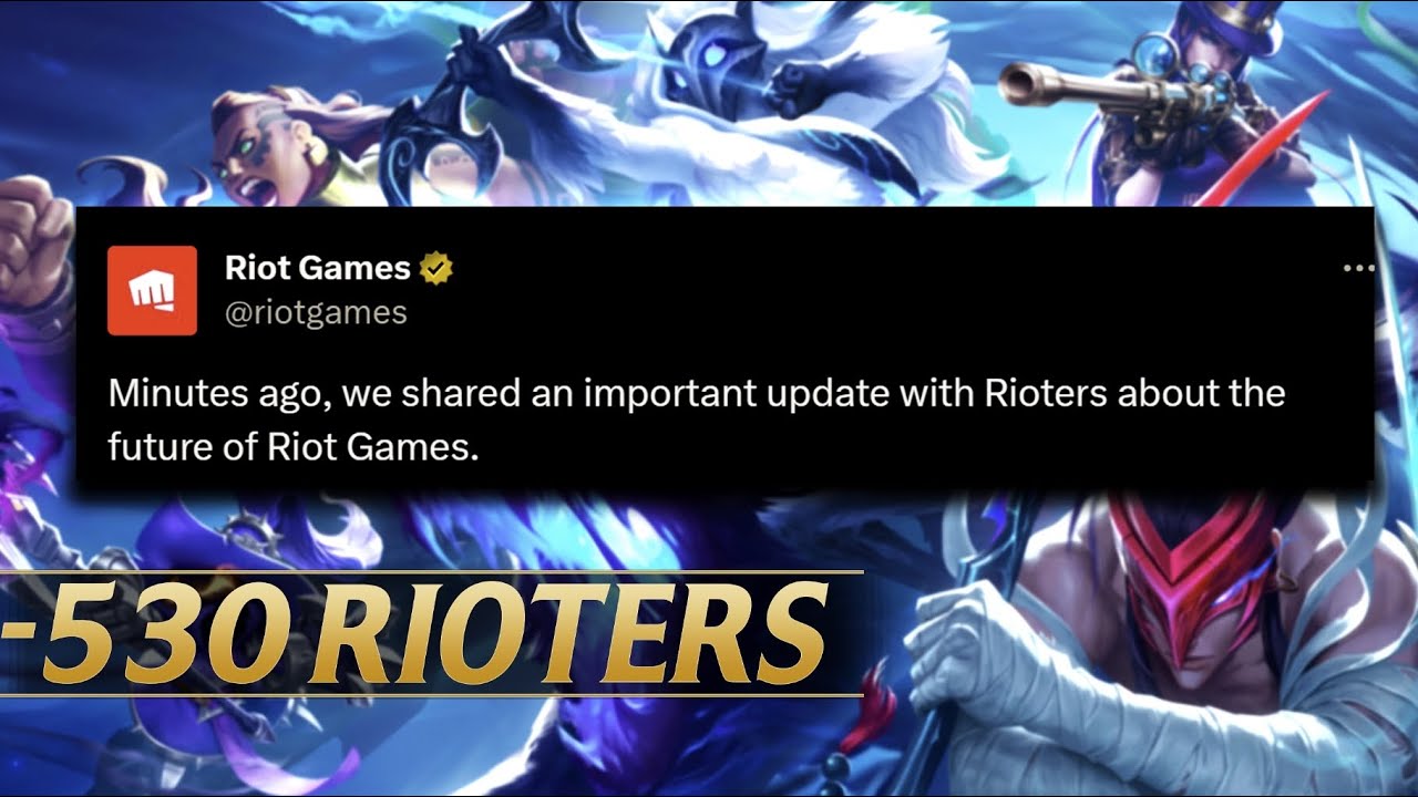 Riot Announces Massive Layoffs & The Future of the Company - YouTube
