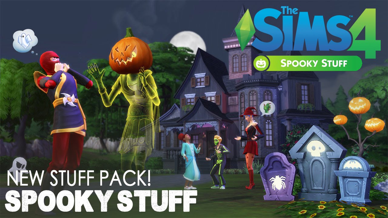 The Sims 4 - New Stuff Pack: Spooky Stuff - YouTube