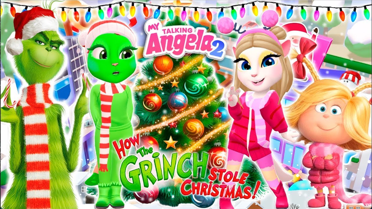 My Talking Angela 2 | Christmas 2025☃️| Grinch VS Cindy Lou | new ...